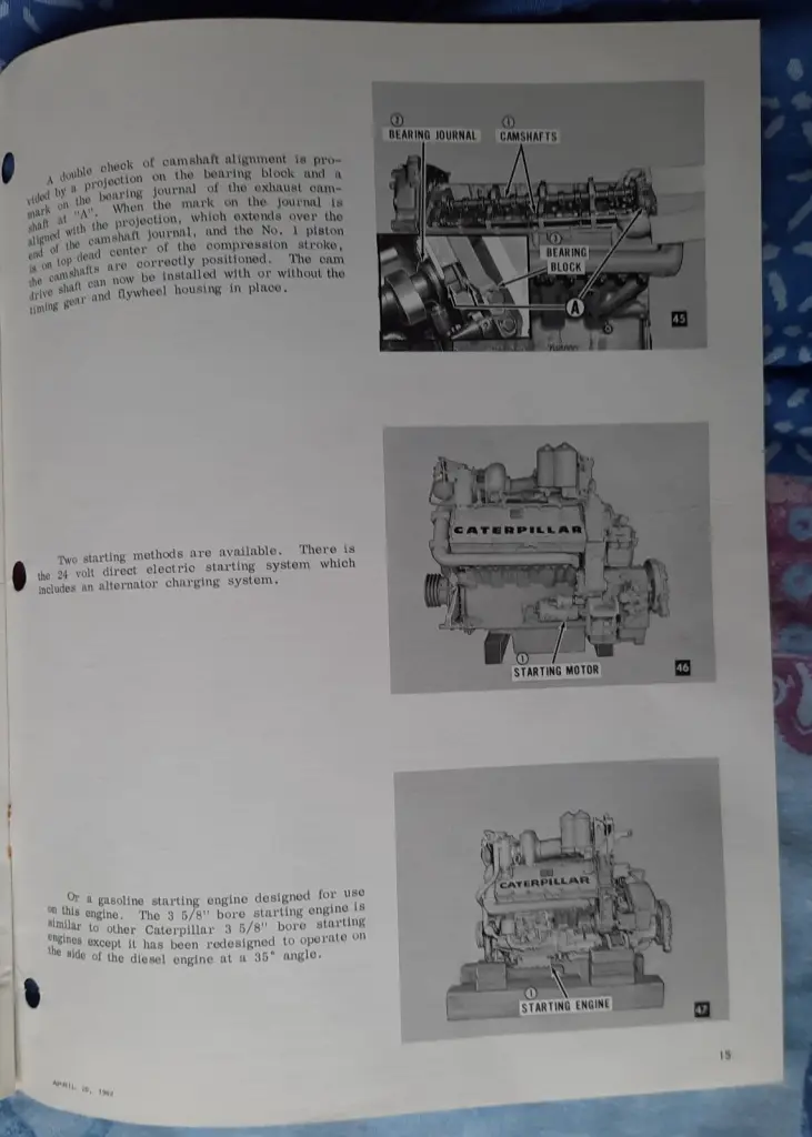 CATERPILLAR Engine D346 / RM180 | Forum - ACMOC