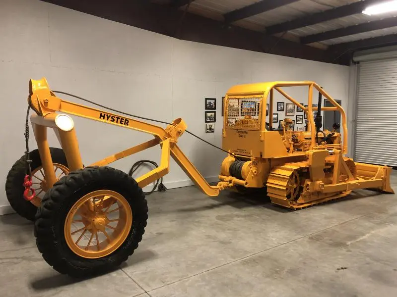 Restored 1955 D2 Logger with D2 size Hyster Log Sulky | Forum - ACMOC