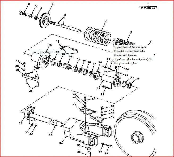D7E Hydraulic Track Adjuster | Forum - ACMOC