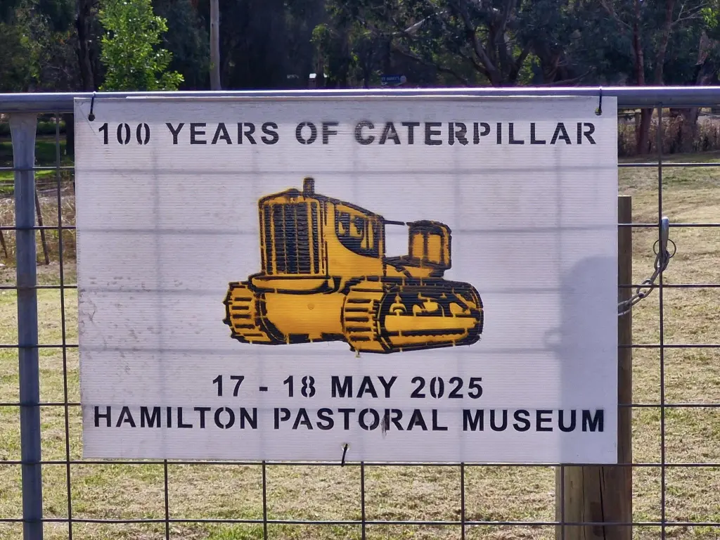 Hamilton Pastoral Museum rally 17-18 May 2025 100yrs of Caterpillar ...