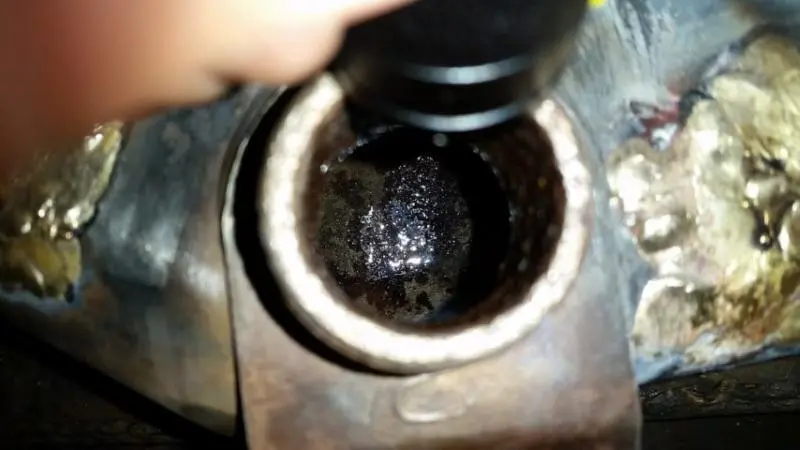 Repairing and reconditioning a pony motor fuel tank with electrolysis ...